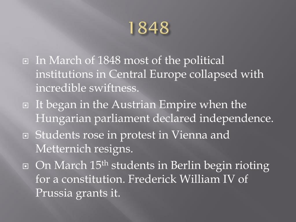 PPT - Nationalism in 19 th Century Europe and the Unification of ...