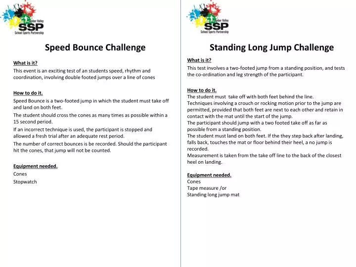 PPT - Speed Bounce Challenge PowerPoint Presentation, free download ...
