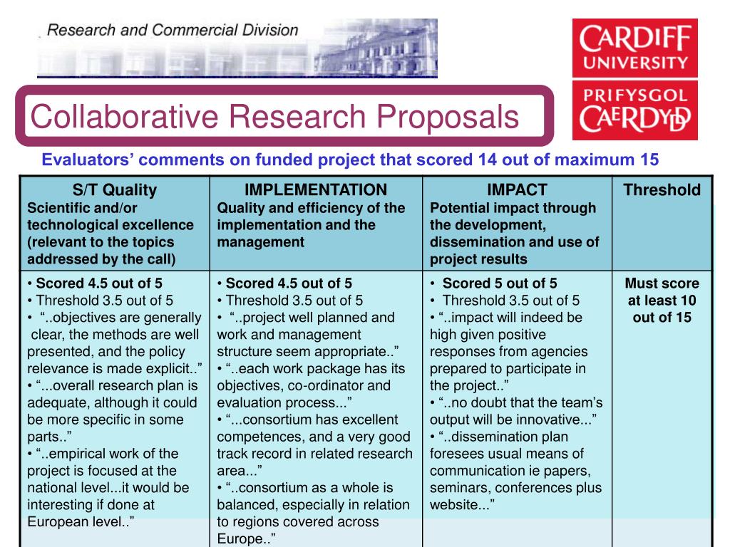 PPT - Key European funding opportunities; Feedback from reviewers, Peer ...