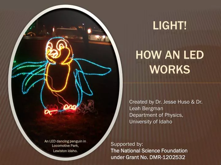 PPT - Light! How an LED works PowerPoint Presentation, free download ...
