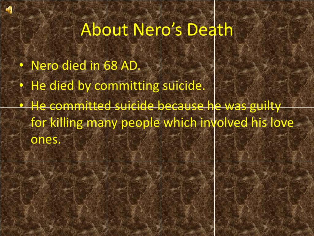 PPT - Emperor Nero By: Chelsea Welsh and Ayanna Turner PowerPoint ...