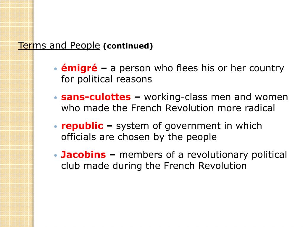 PPT - Early Stages of the French Revolution PowerPoint Presentation ...