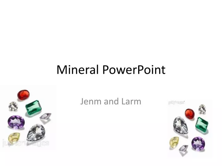 PPT - Mineral PowerPoint PowerPoint Presentation, free download - ID ...
