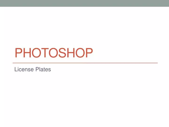 PPT - Photoshop PowerPoint Presentation, free download - ID:2807767