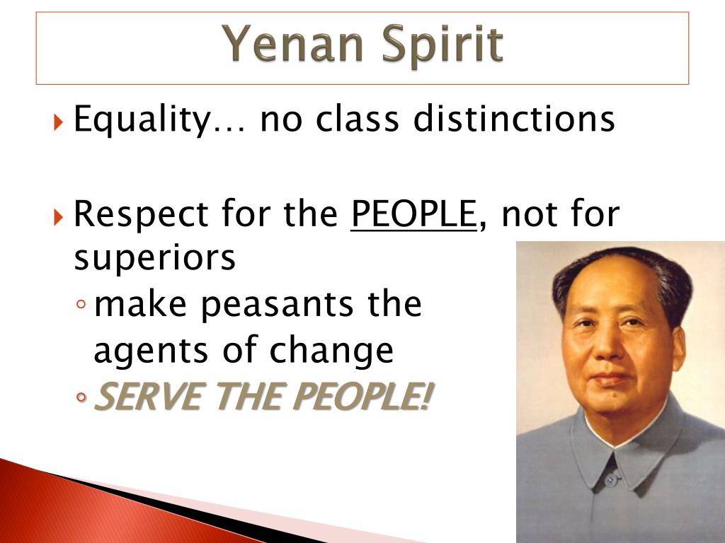 PPT - Spirit of Yenan Maoist Ethics PowerPoint Presentation, free ...