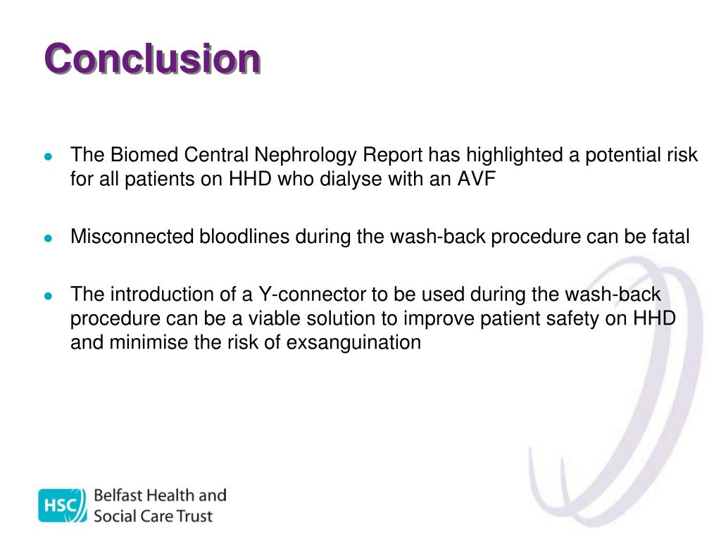 PPT - Home Haemodialysis: Improving Patient Safety PowerPoint ...