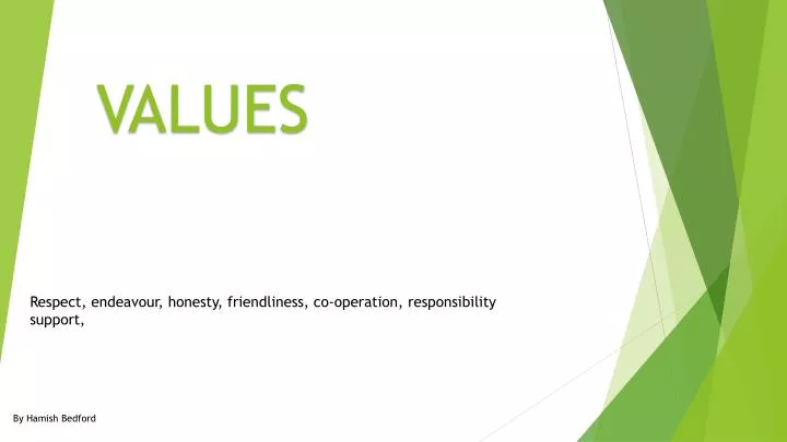 PPT - VALUES PowerPoint Presentation, free download - ID:2808542