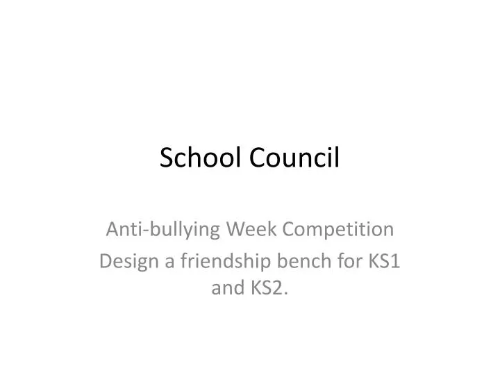 PPT - School Council PowerPoint Presentation, free download - ID:2808574