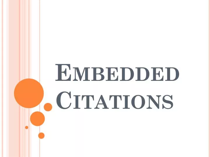 PPT - Embedded Citations PowerPoint Presentation, free download - ID ...