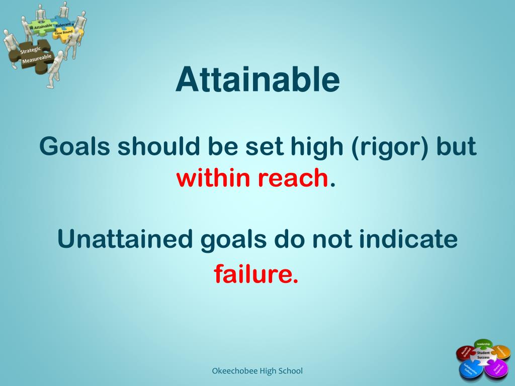 PPT - SMART Goals For Scholar Achievement Plans PowerPoint Presentation ...