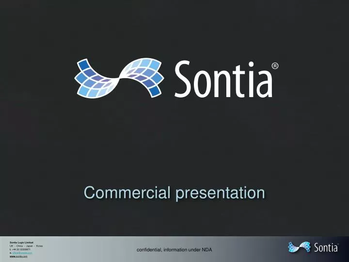 PPT - Commercial presentation PowerPoint Presentation, free download ...