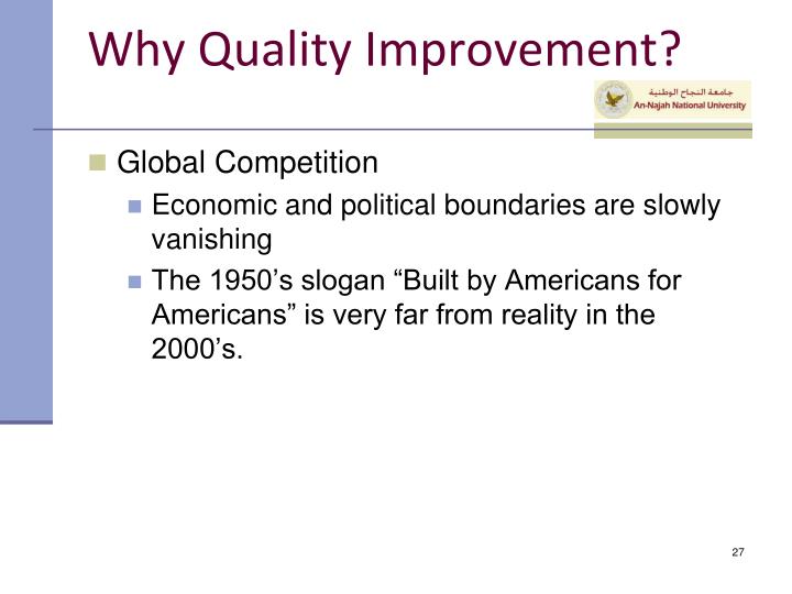 PPT - Quality Management: Introduction PowerPoint Presentation - ID:2809833