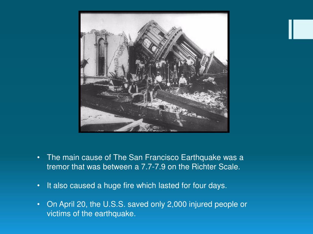 PPT - The Great San Francisco Earthquake of 1906 PowerPoint ...
