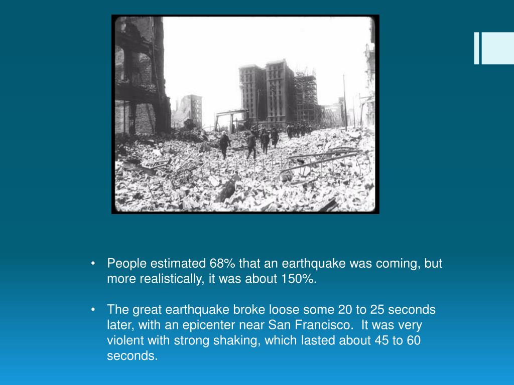 PPT - The Great San Francisco Earthquake of 1906 PowerPoint ...