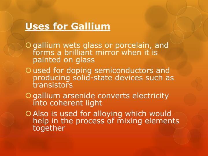 PPT - Gallium PowerPoint Presentation - ID:2811033