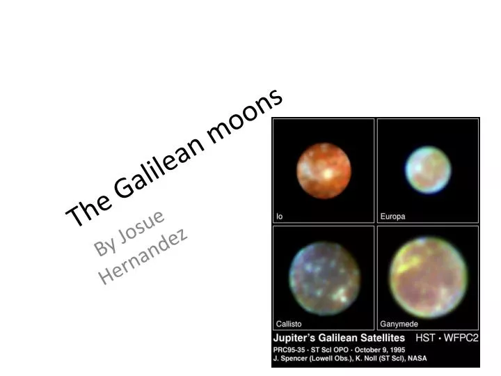 PPT - The Galilean moons PowerPoint Presentation, free download - ID ...