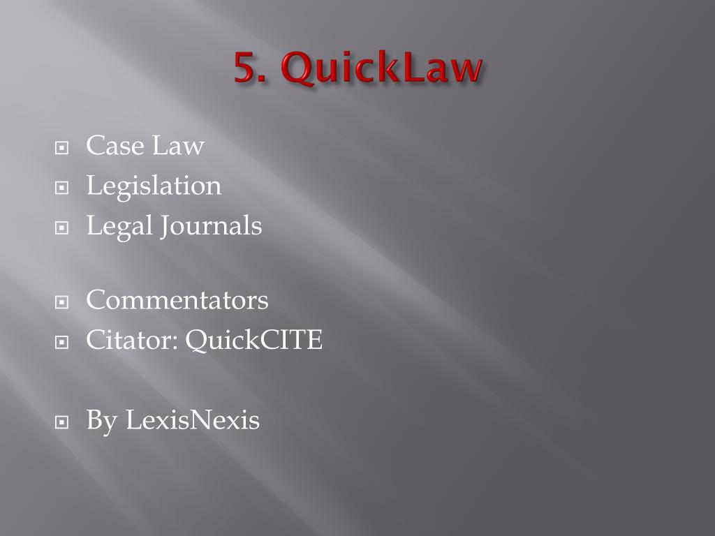 PPT - Criminology 330: Legal Research at SFU Library PowerPoint ...