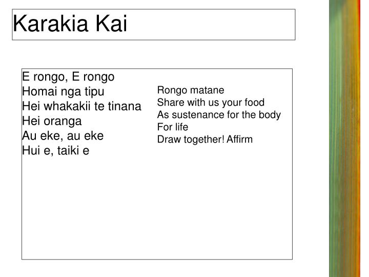 PPT - Karakia timatanga PowerPoint Presentation - ID:2811864