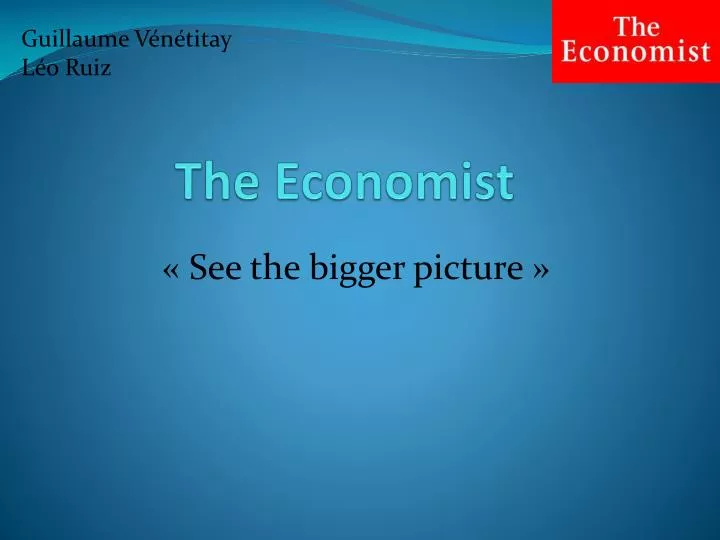 PPT - The Economist PowerPoint Presentation, free download - ID:2811872