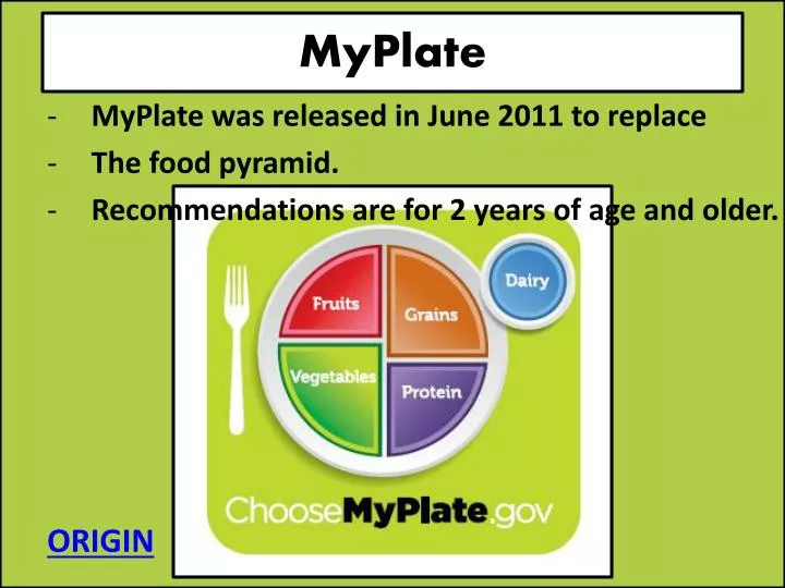 PPT - MyPlate PowerPoint Presentation, free download - ID:2812560