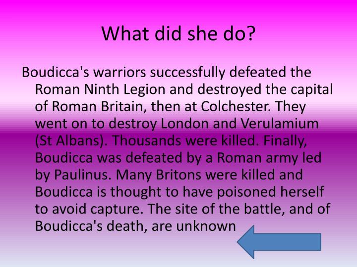 PPT - Boudicca: The Warrior Queen PowerPoint Presentation - ID:2812815