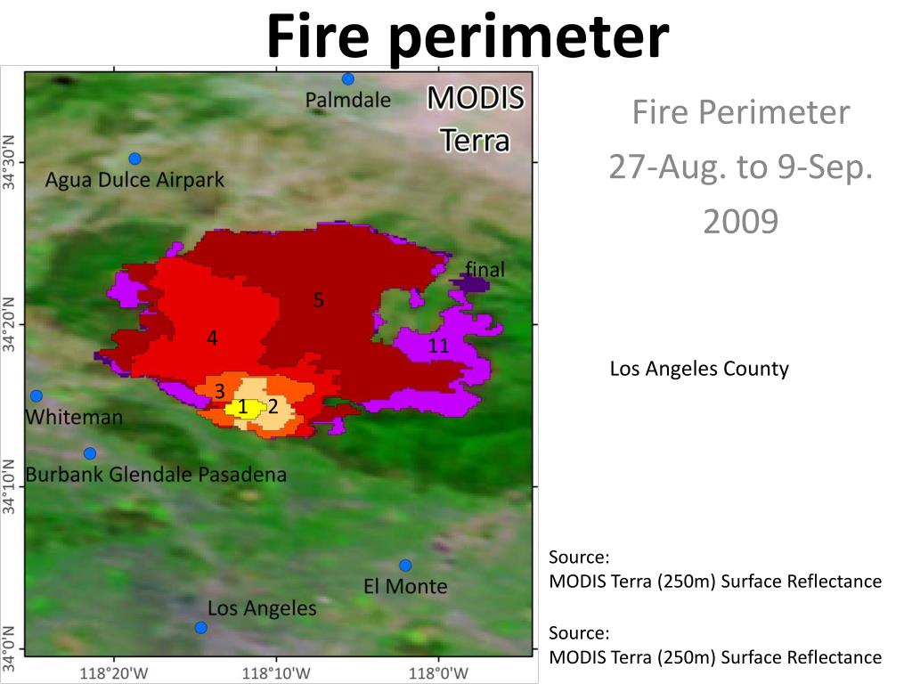 PPT - Potential of NASA’s MODIS Terra and Aqua images in fire incident ...