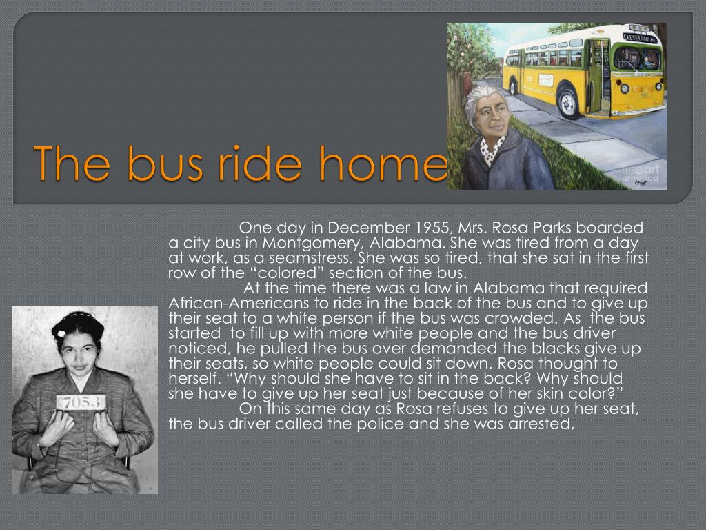 PPT - Black History: Civil Rights Movement Rosa Parks PowerPoint ...