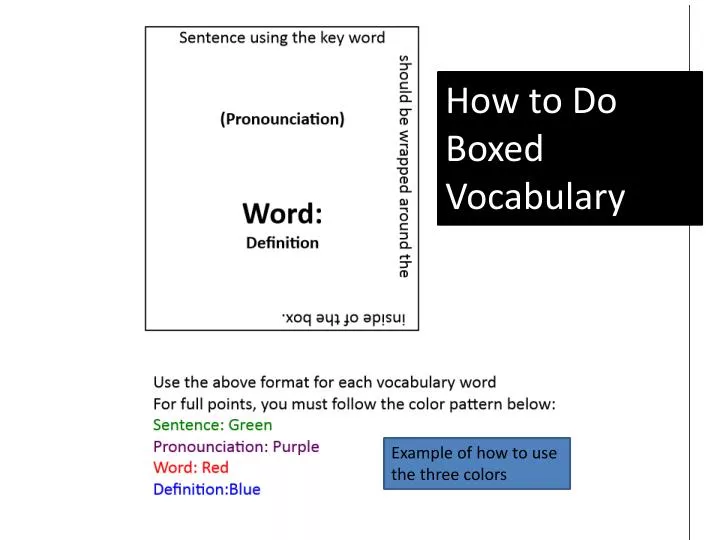 PPT - Example of how to use the three colors PowerPoint Presentation ...