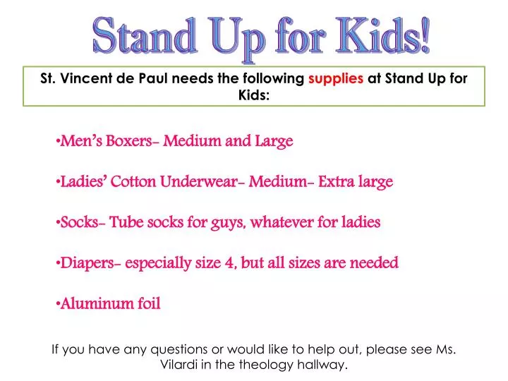 PPT - Stand Up for Kids! PowerPoint Presentation, free download - ID ...