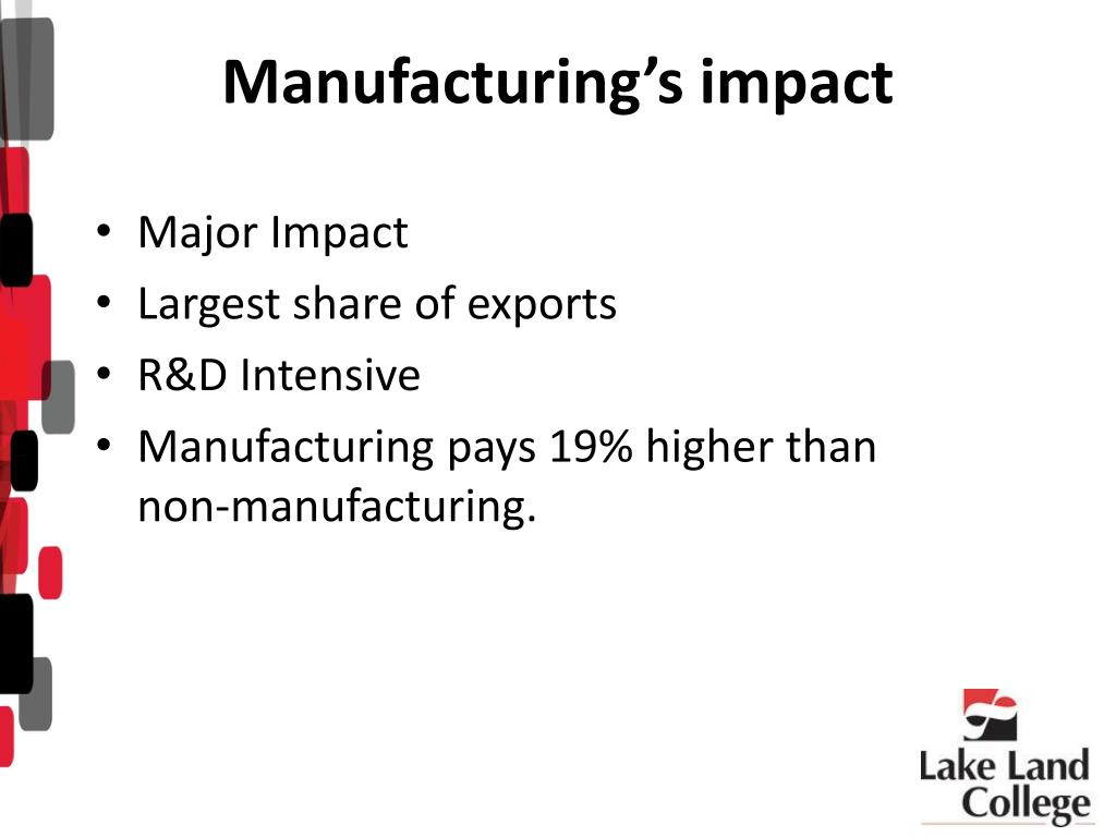 PPT - The Importance of Manufacturing and Industrial Trades Careers ...