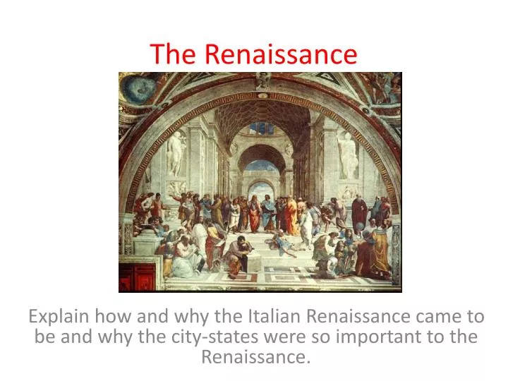 PPT - The Renaissance PowerPoint Presentation, free download - ID:2814858