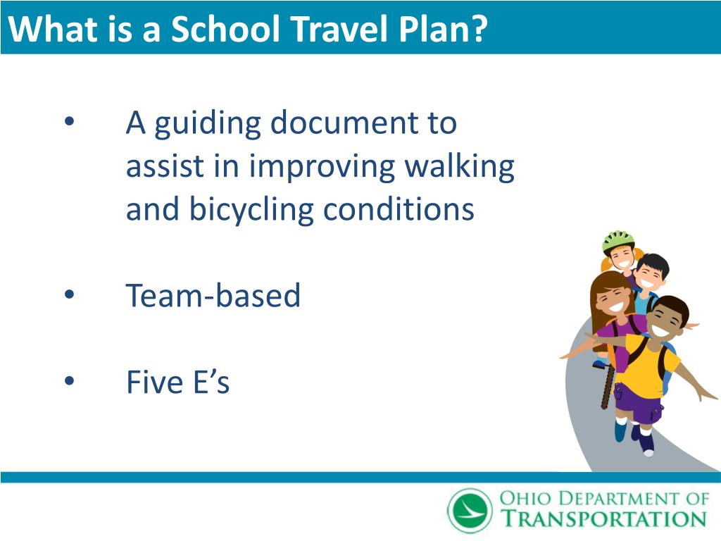 PPT - Ohio Safe Routes to School School Travel Plan Guidelines ...