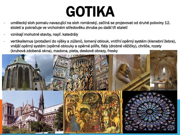 PPT - ARCHITEKTONICKÉ SLOHY PowerPoint Presentation - ID:2815322