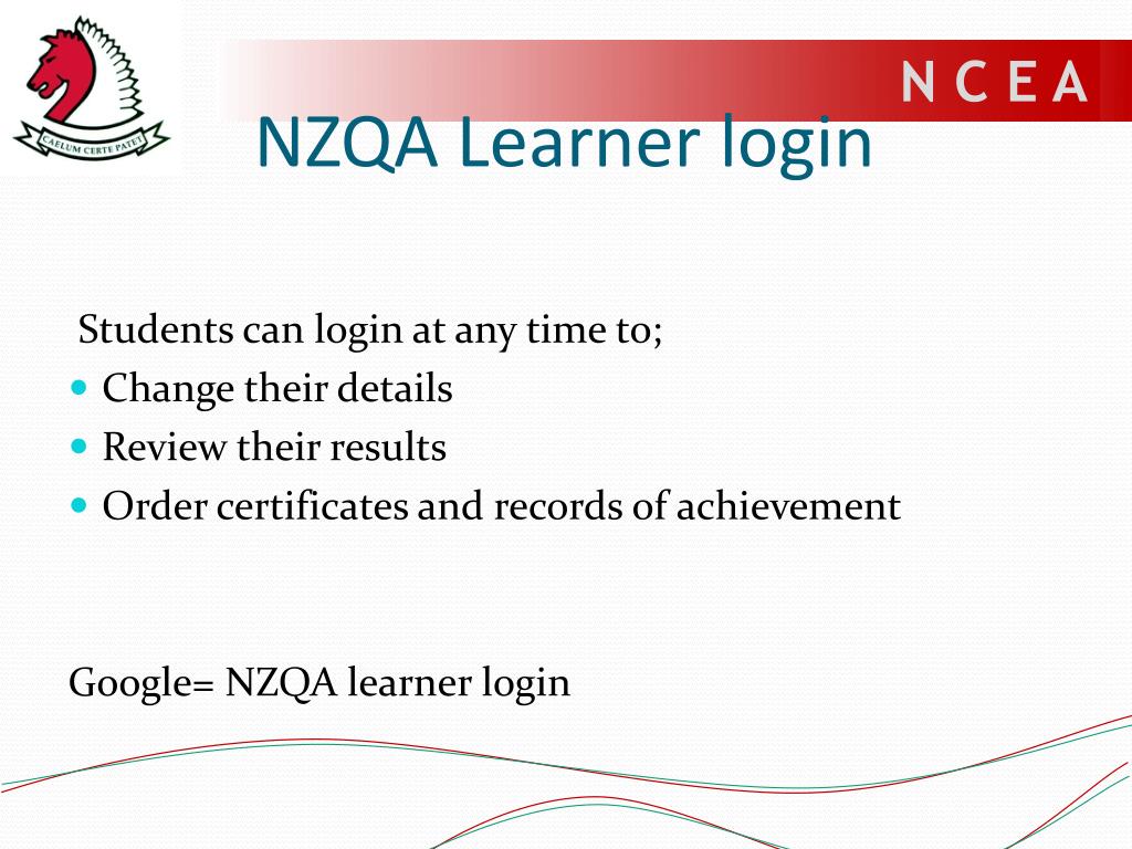 PPT - A guide to... NCEA National Certificate of Educational ...
