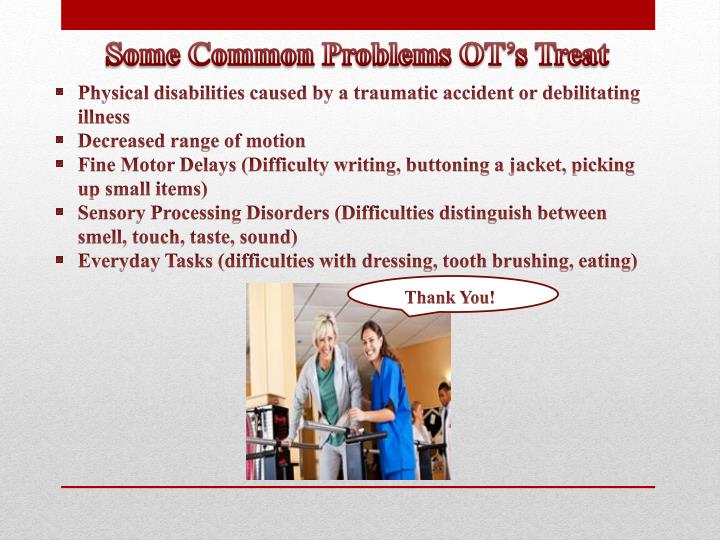 PPT - Occupational Therapy PowerPoint Presentation - ID:2815565