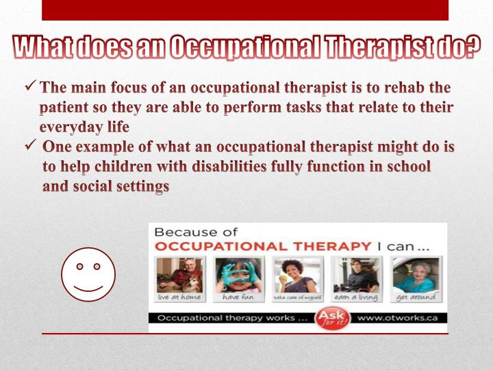 PPT - Occupational Therapy PowerPoint Presentation - ID:2815565