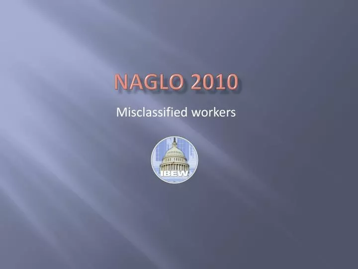 PPT - NAGLO 2010 PowerPoint Presentation, free download - ID:2816474
