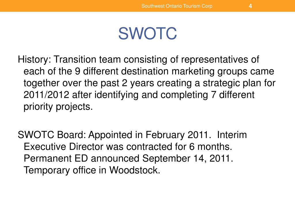 PPT - Southwest Ontario Tourism Corp. PowerPoint Presentation, free ...