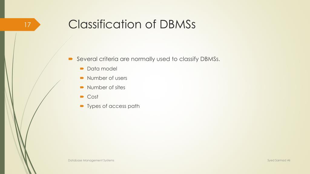 Ppt Centralized And Clientserver Architecture And Classification Of Dbms Powerpoint
