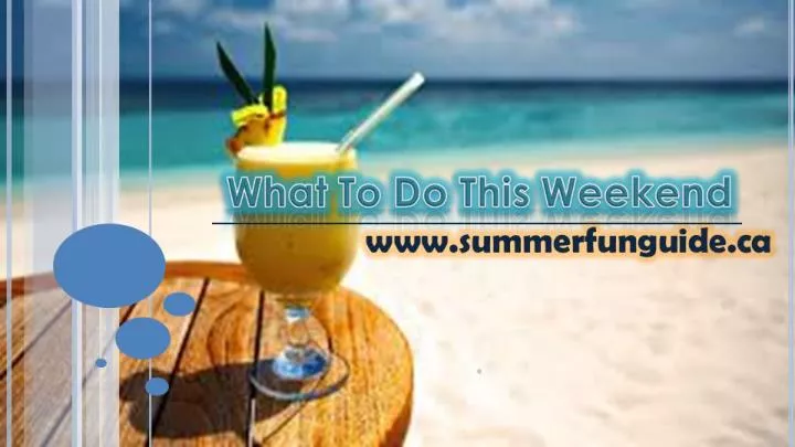 PPT - What To Do This Weekend PowerPoint Presentation, free download ...