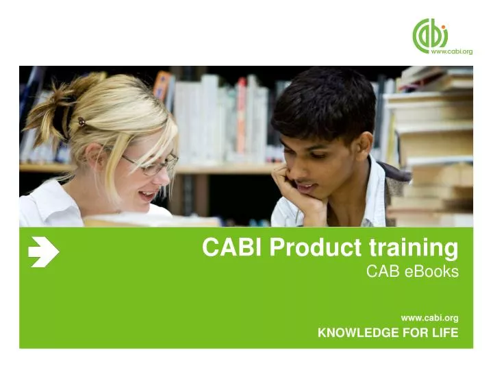 PPT - CABI Product training PowerPoint Presentation, free download - ID ...