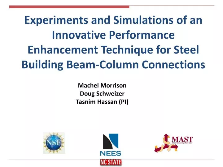 PPT - Machel Morrison Doug Schweizer Tasnim Hassan (PI) PowerPoint ...