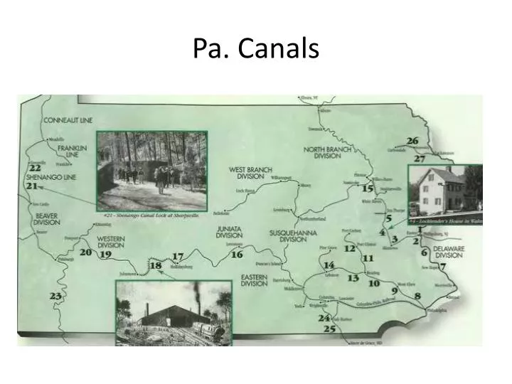 PPT - Pa. Canals PowerPoint Presentation, free download - ID:2820340