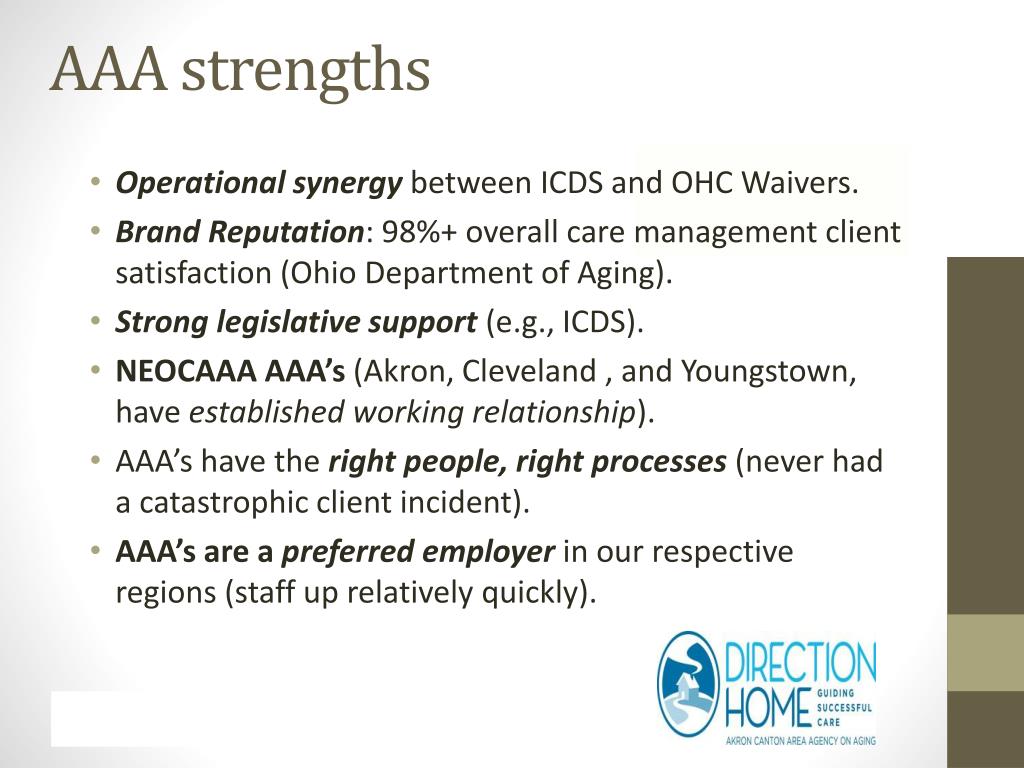 PPT - A Managed Care Plan and Area Agency on Aging Partnership: An Ohio ...