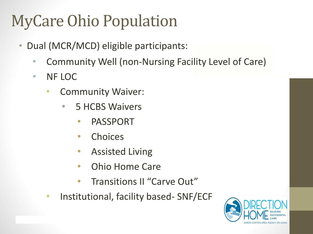 PPT - A Managed Care Plan and Area Agency on Aging Partnership: An Ohio ...