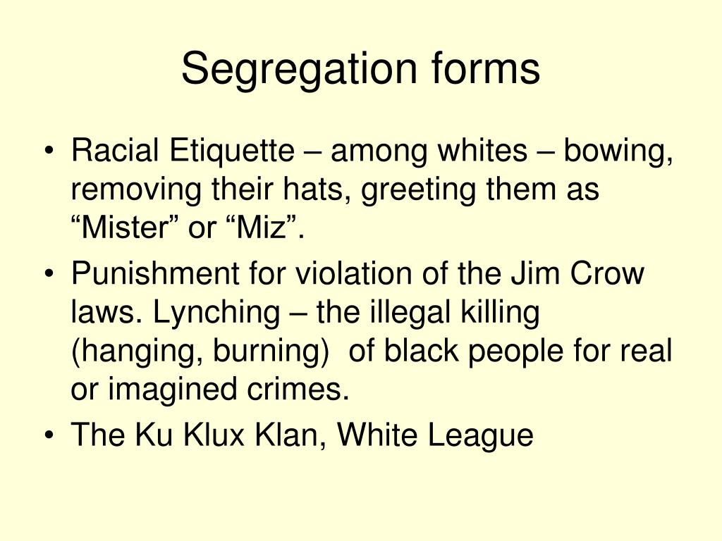 PPT - Race, Slavery and the Civil rights movement PowerPoint ...