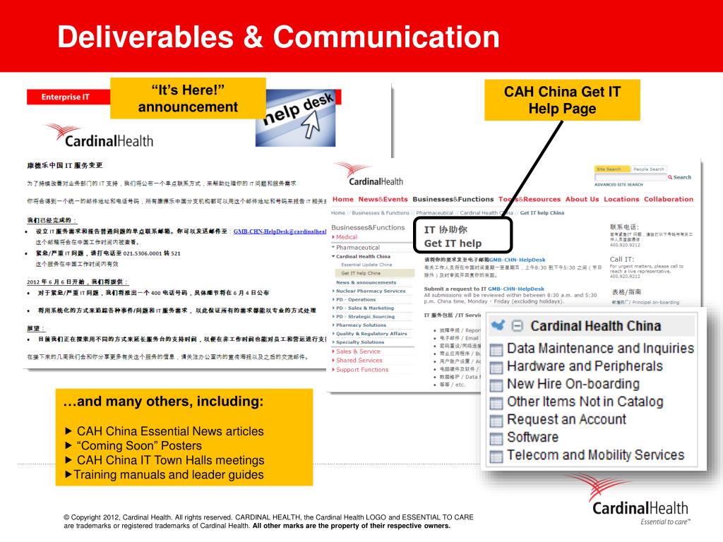PPT - Cardinal Health China Breaking International Barriers PowerPoint ...