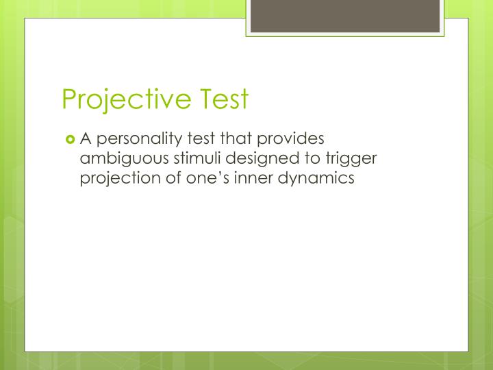 PPT - Projective Tests PowerPoint Presentation - ID:2822196