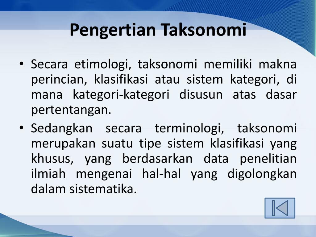 PPT - TAKSONOMI HASIL BELAJAR BIOLOGI SEBAGAI SASARAN EVALUASI PROSES ...