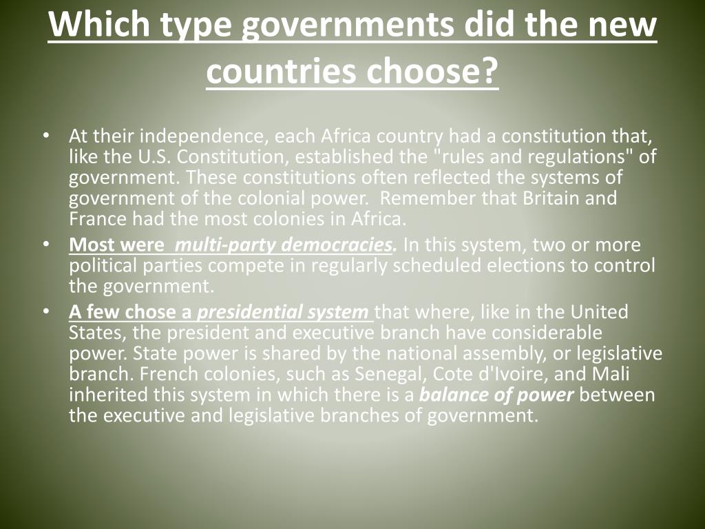 PPT - Colonialism and Independence in Africa PowerPoint Presentation ...